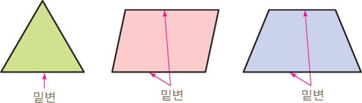 변, 모서리, 대각선, 밑변, 빗변 : 네이버 블로그