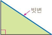 변, 모서리, 대각선, 밑변, 빗변 : 네이버 블로그